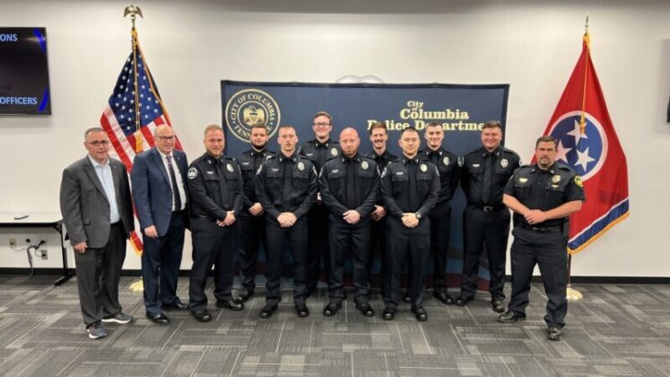 Columbia Police Department Welcomes Nine New Officers - Maury County Source