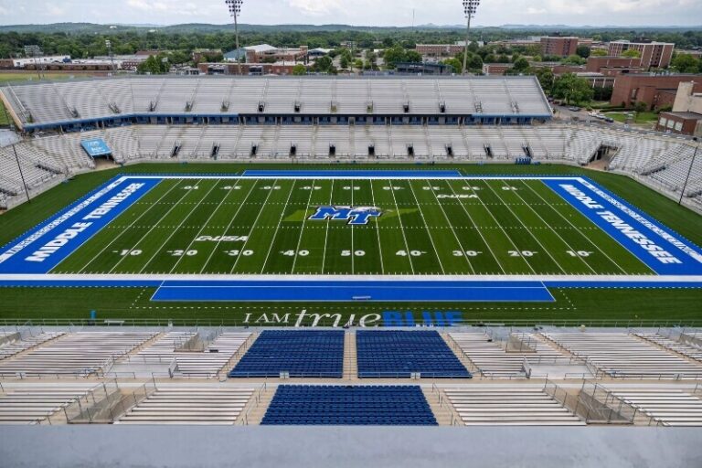 MTSU Unveils New State-of-the-Art Turf at Floyd Stadium - Maury County ...