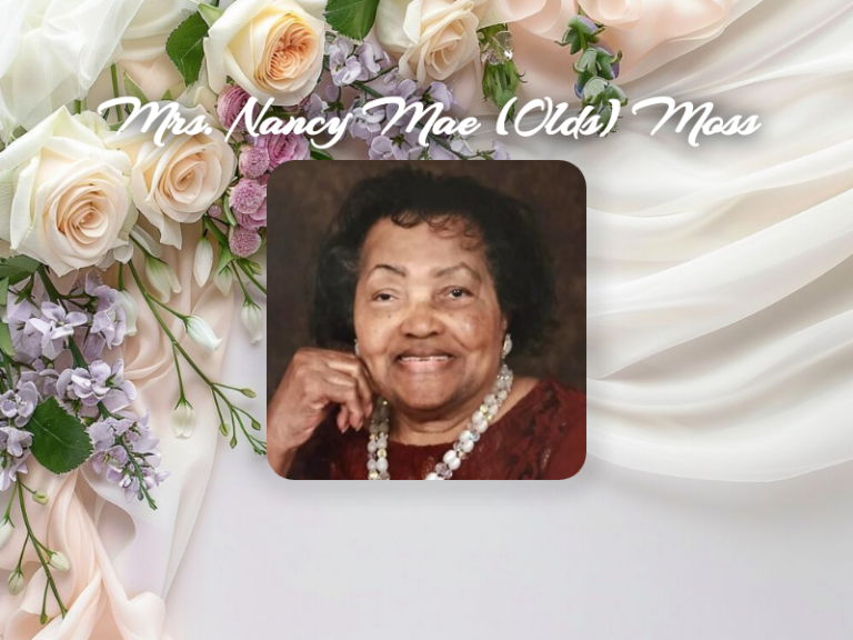Mrs. Nancy Mae (Olds) Moss | Obituary